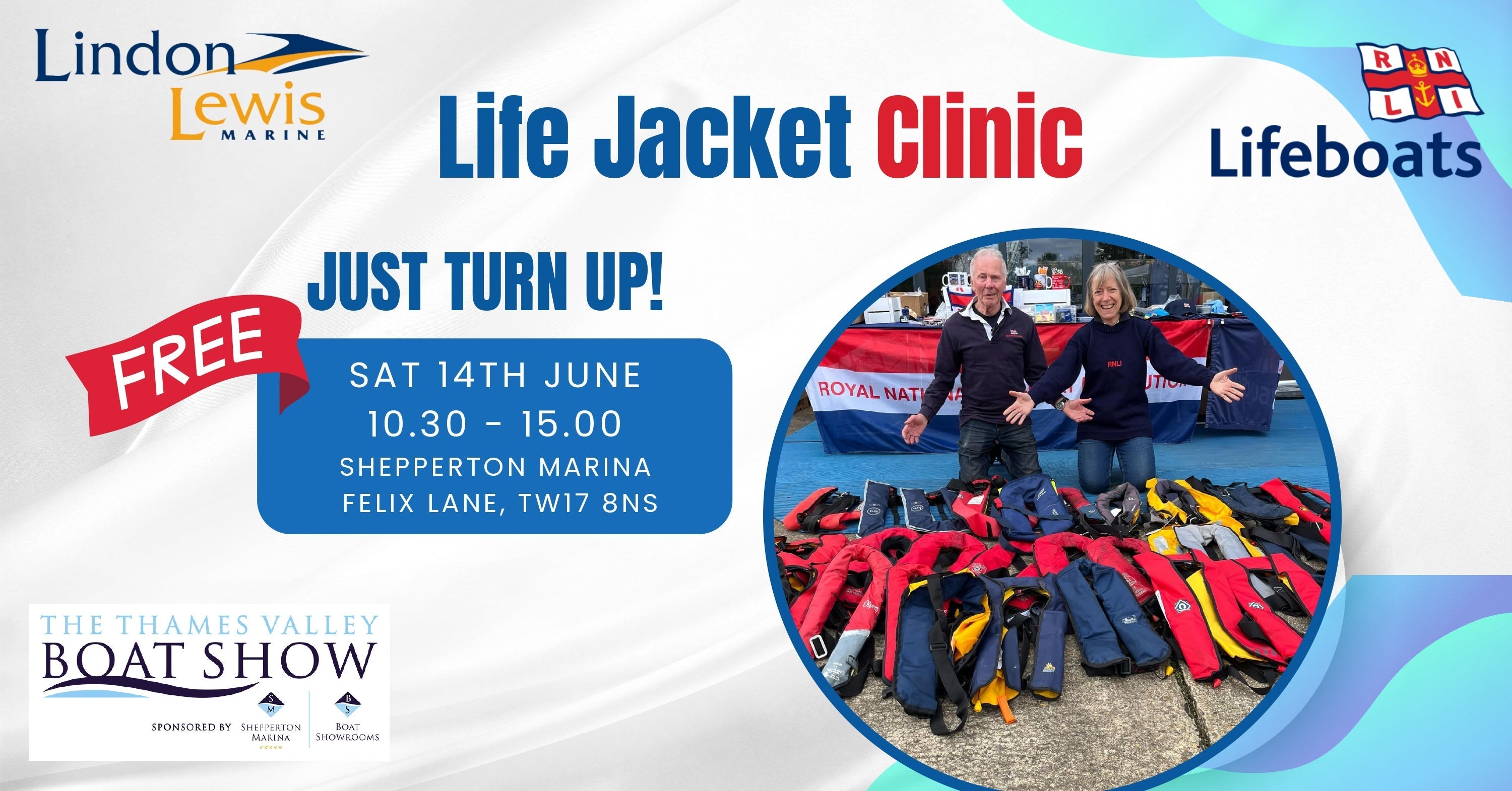 RNLI Lifejacket Clinic: 14th June – Lindon Lewis Marine